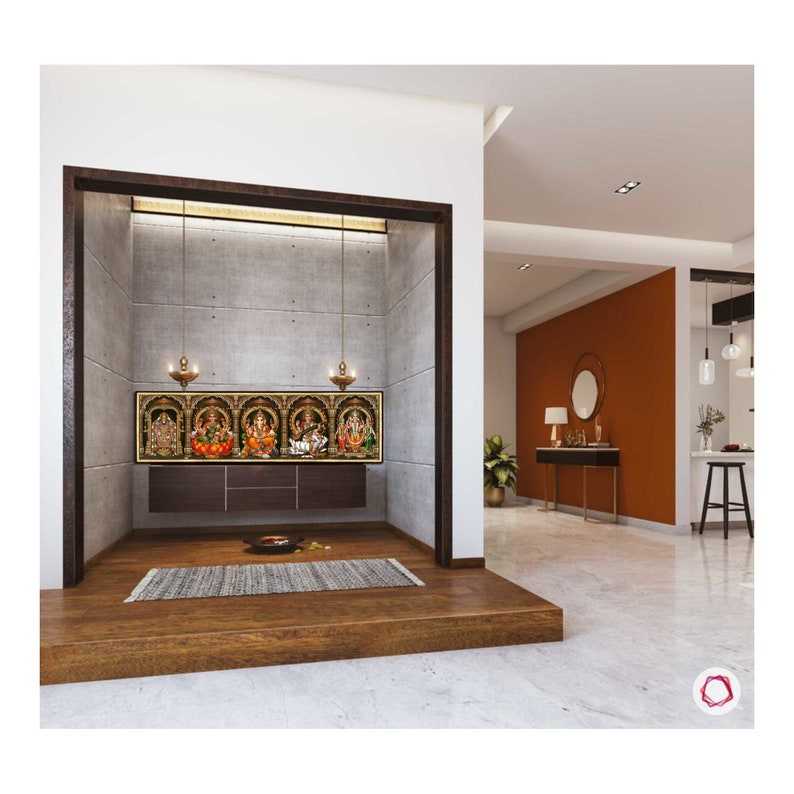 Hindu God Photo Frame: Religious Wall Art for Home Delivered Duty Paid ...