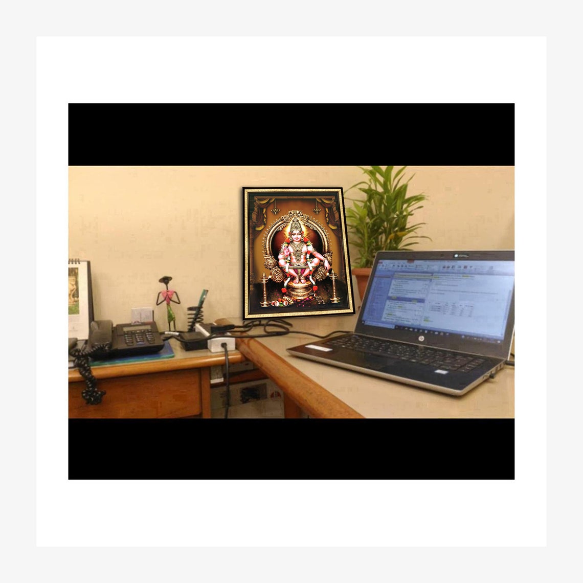 Ayyappa Swamy Photo Frame: Hindu God Home Decor Delivered Duty Paid for ...