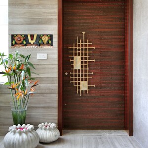 Thiruman Wood Carving Decor, Vadakalai or Thenkalai Namam. Customized ...