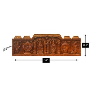 Thayar Perumal Thiruman Wooden Carved Decor for Your Pooja Room ...
