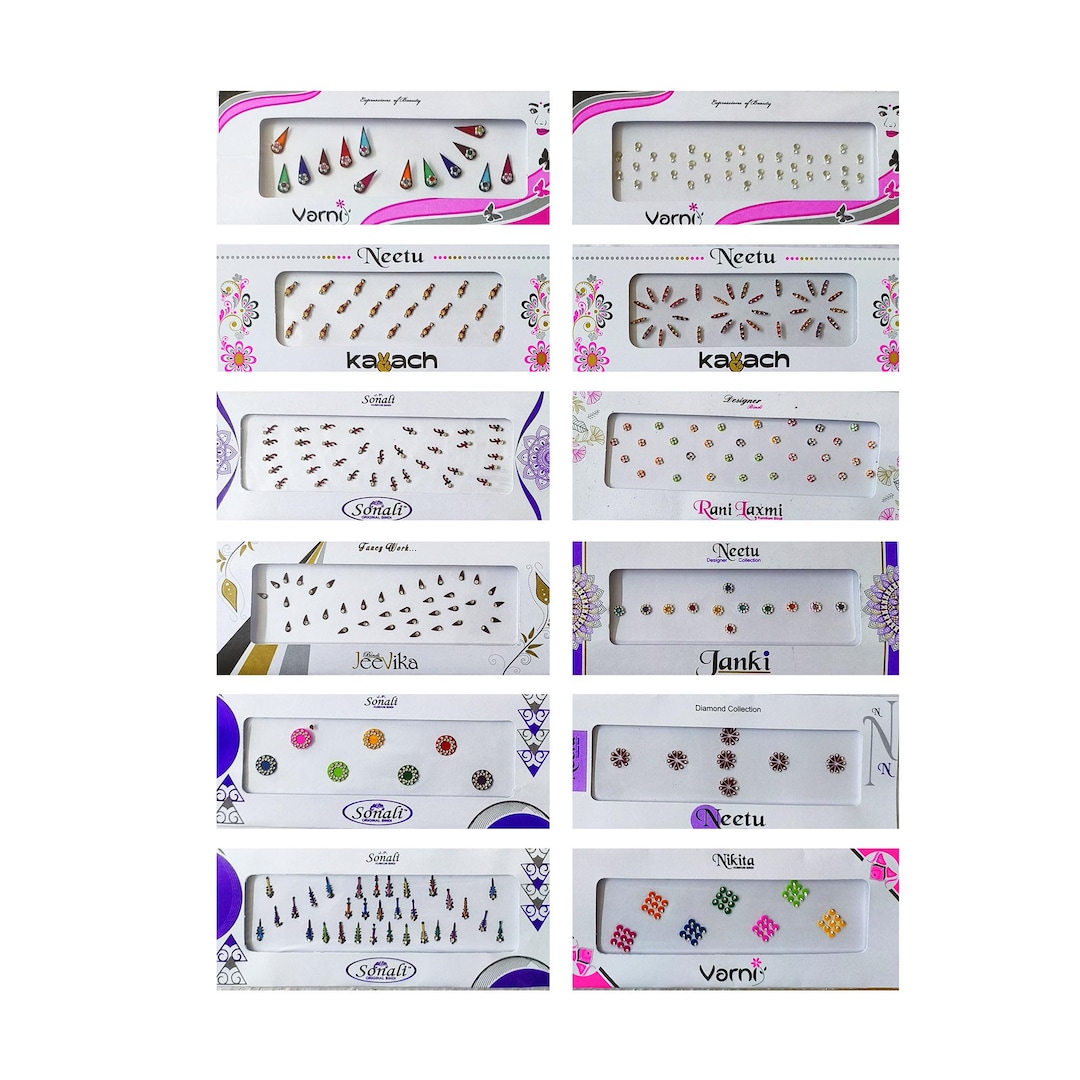 Assorted Bindi Packs: Wedding, Sangeet, Mehndi Favors Delivered Duty ...