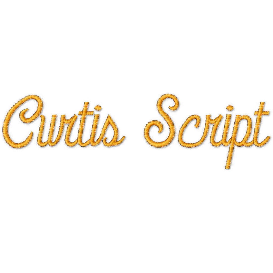 Curtis Script 4 Formats 3 Sizes - Etsy