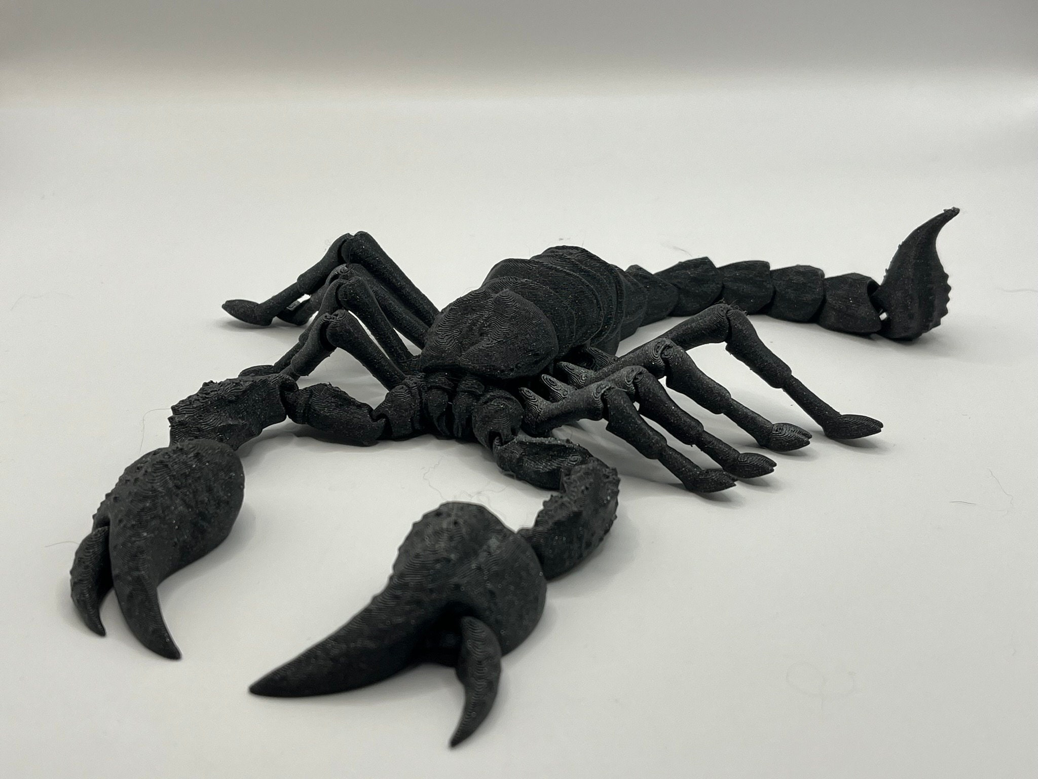Articulated Scorpion Desk Toy With Rock Display. - Etsy