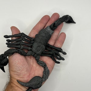 Articulated Scorpion Desk Toy With Rock Display. - Etsy