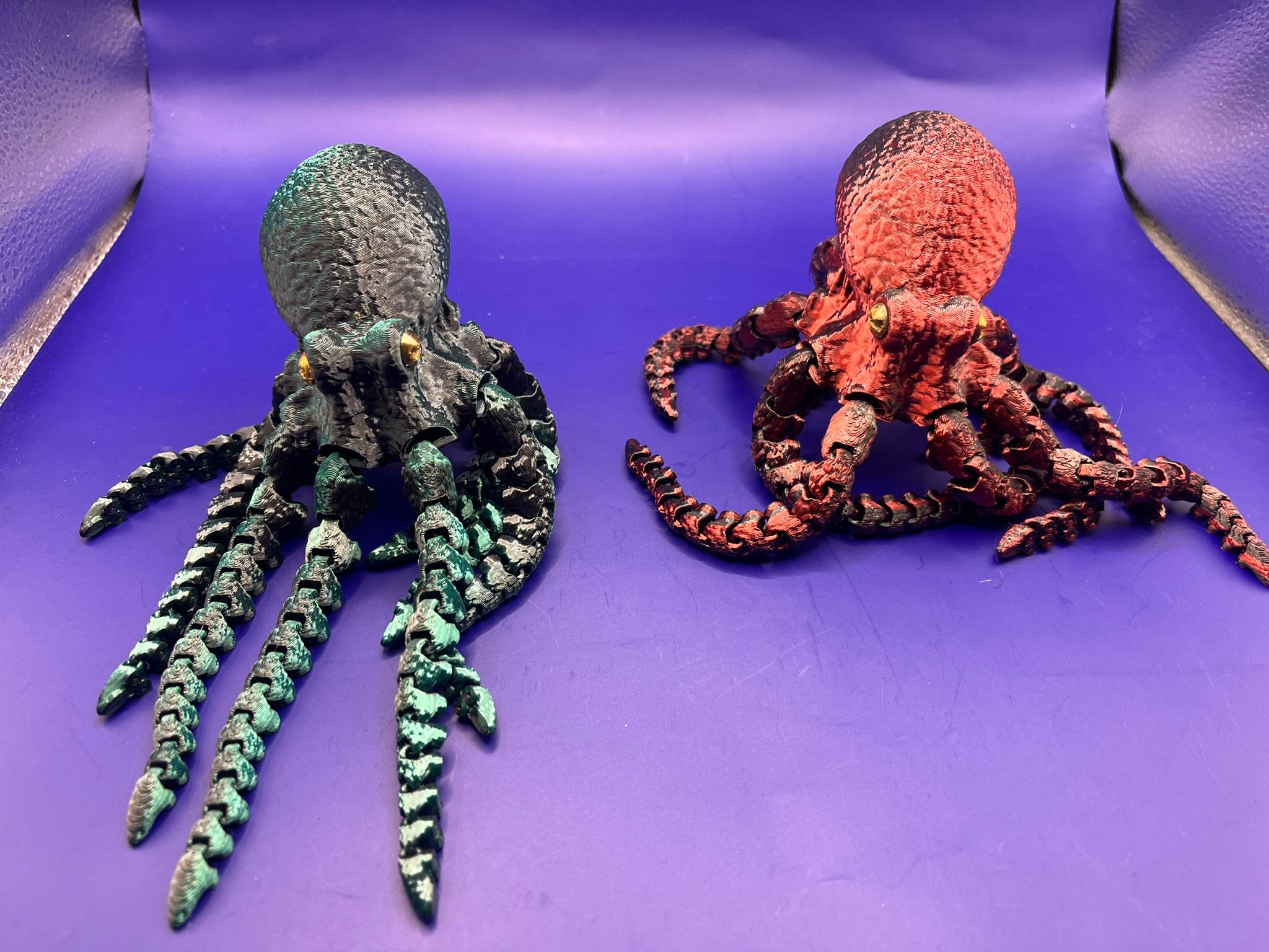 Realistic 3D Printed Octopus - Etsy