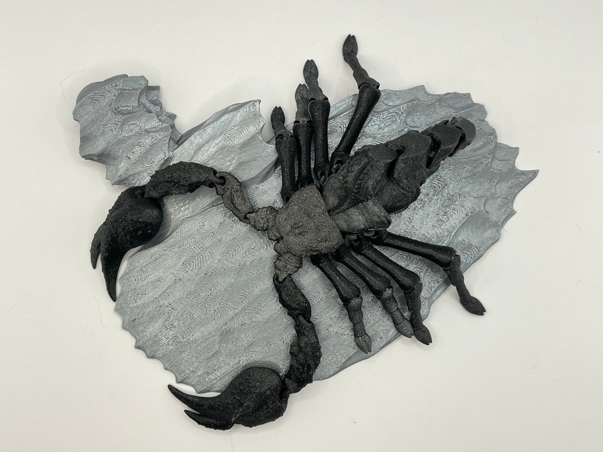 Articulated Scorpion Desk Toy With Rock Display. - Etsy