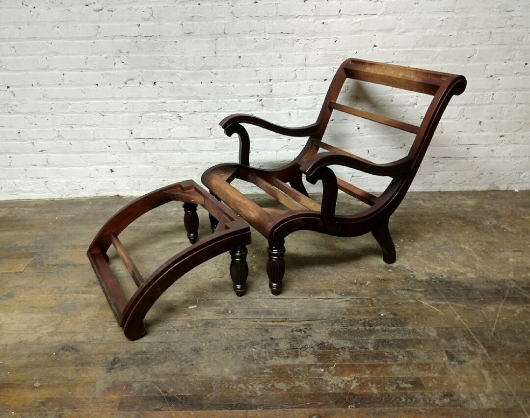 XS Upholstery Set of 2 Finished Transitional Accent Chair & Ottoman ...