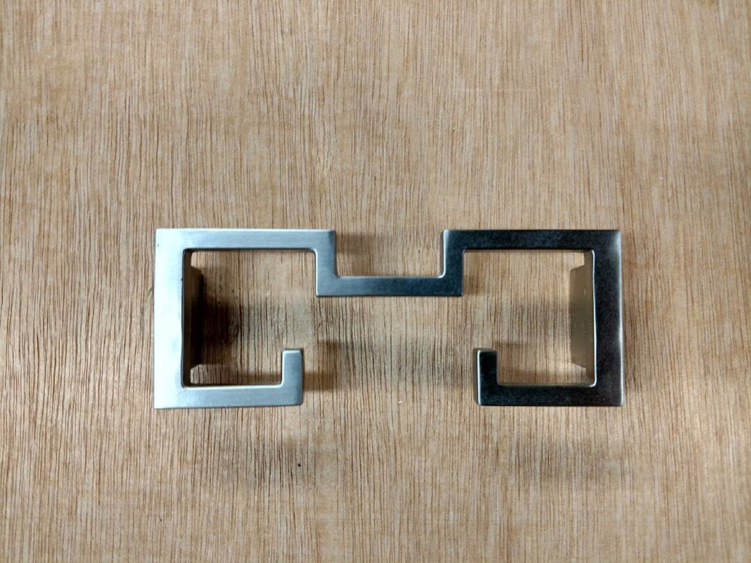 Vanguard Furniture 5 1/4w X 2h Large, Heavy Polished Nickel Greek Key ...