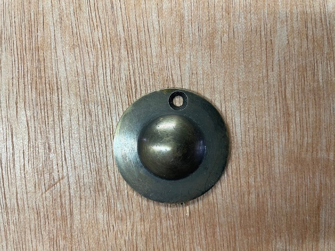 Vanguard Furniture Antique Brass Round Bolt Cover for Beds, Tables, Etc ...