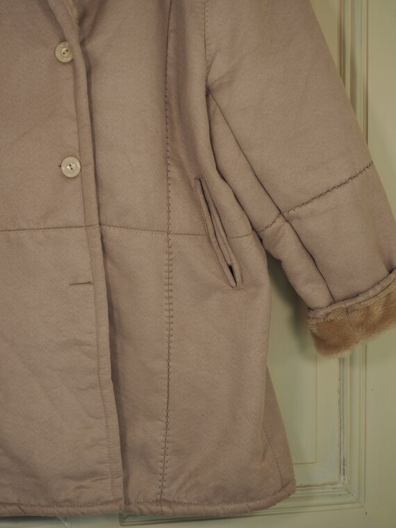 Art Fur Coat, Camel Coat, 90s Art Fur, Oversize Art F… - Gem