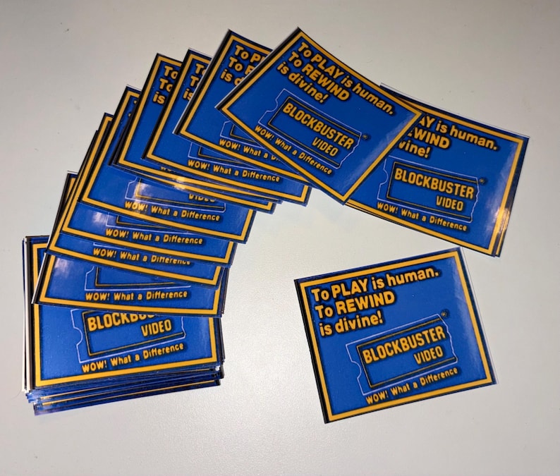 BLOCKBUSTER Video Store Sticker! - Etsy