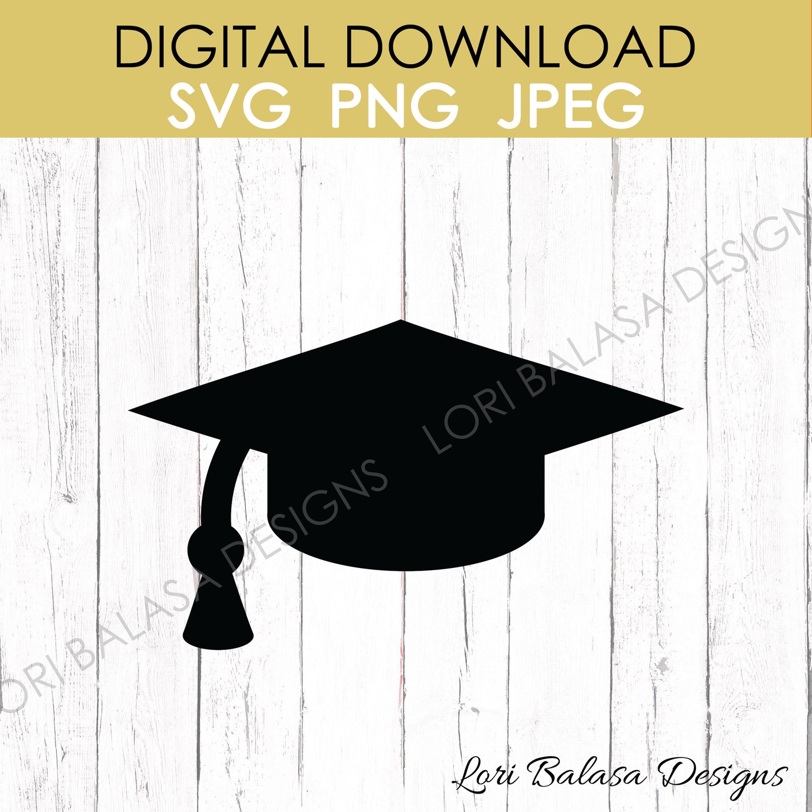 Graduation Cap SVG, Grad Cap SVG Cut File, Grad Cap Clip Art, Class of ...