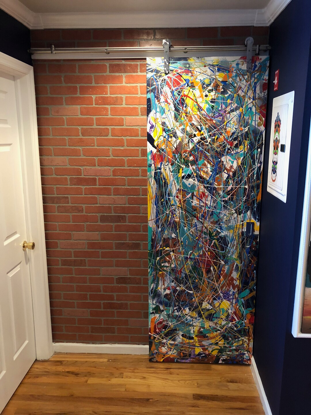 Custom Painted Multi-color Door - Etsy