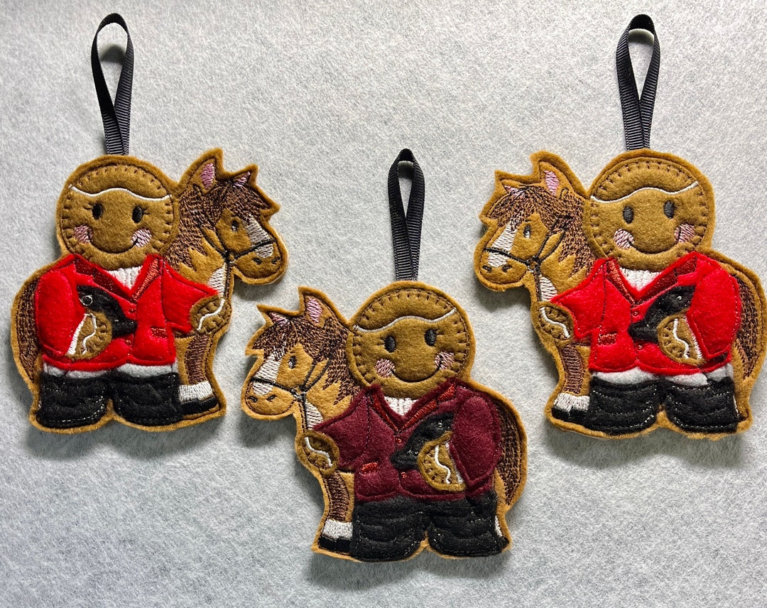 Gingerbread Horse Rider Ginger, Keepsake Gift, Home-work-car Decoration ...