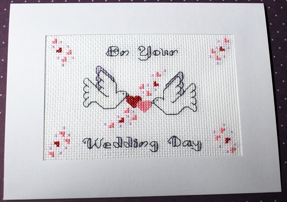 Cross Stitch Pattern Wedding Day PDF Instant Download - Etsy
