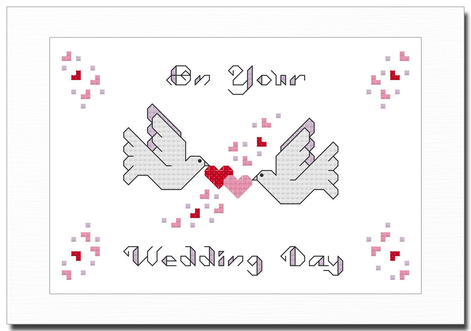 Cross Stitch Pattern, Wedding Day, PDF, Instant Download - Etsy
