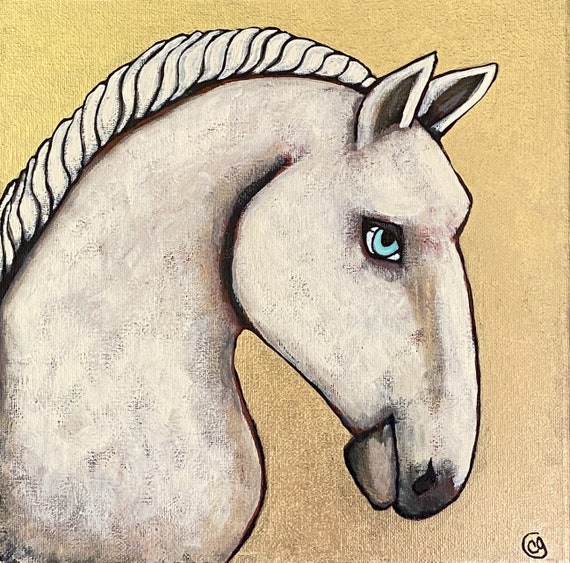 Ghost Rider Horse Drawing