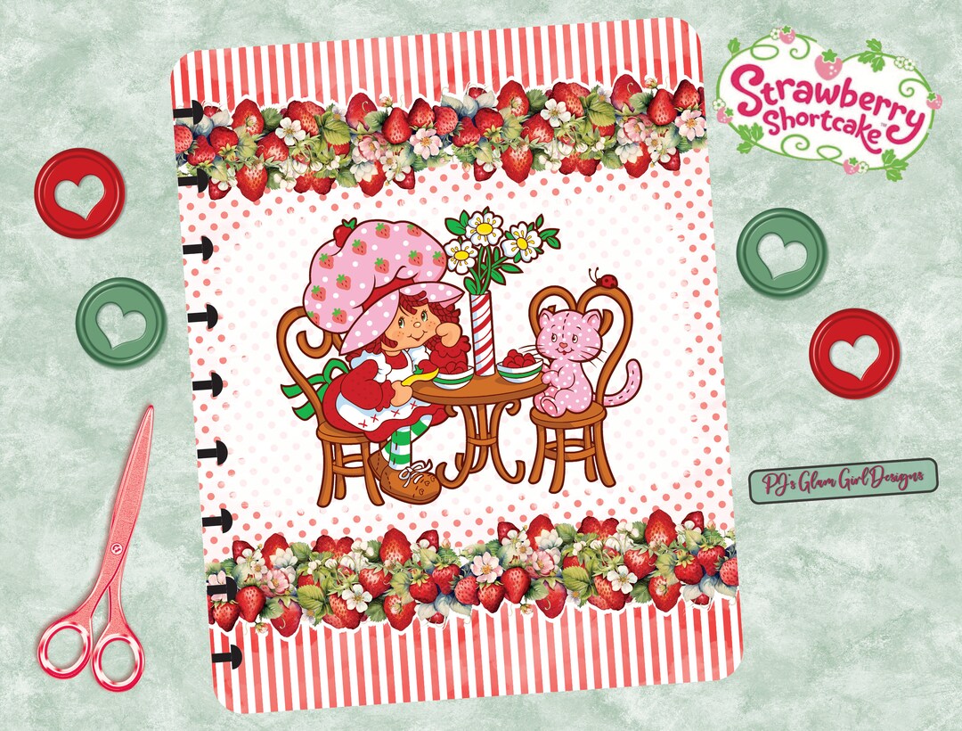 Vintage Strawberry Shortcake! Kids Notebook, Planner Cover, Dashboards ...