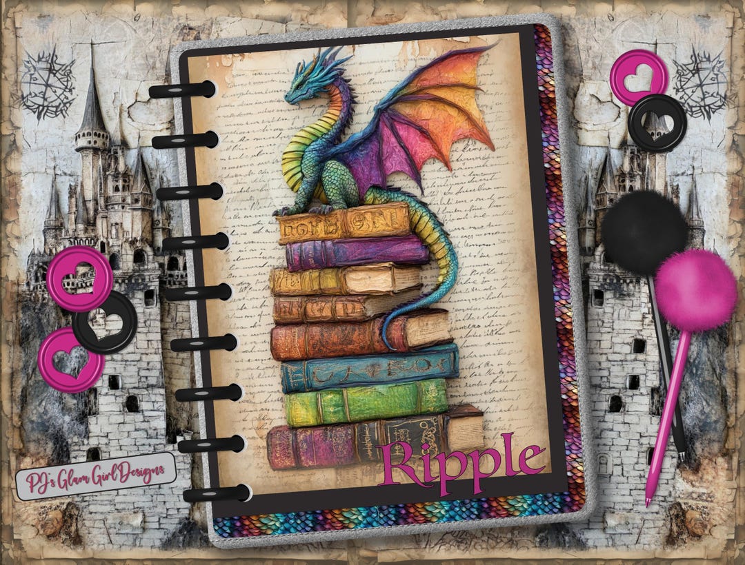 Ripple | Mystic Dragon Planner Dashboard | Water Fantasy Aesthetic ...