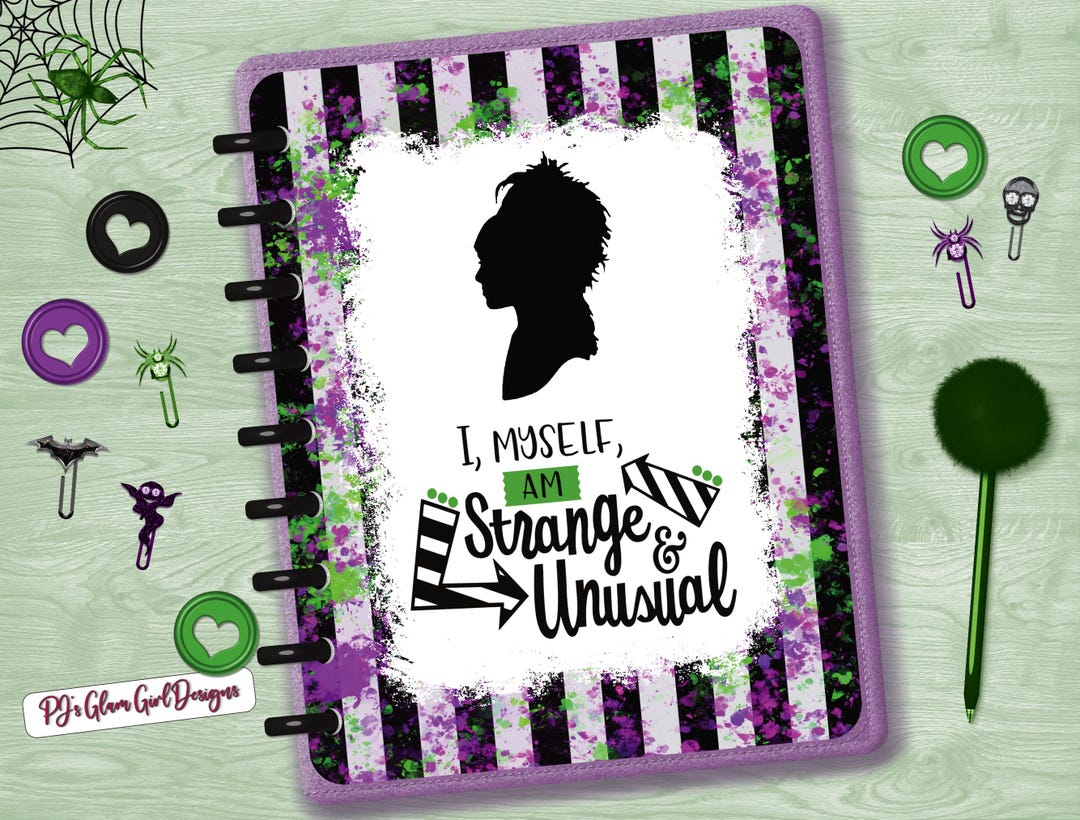 Strange and Unusual, Scary Movie Inspired, Halloween Movie, Planner ...