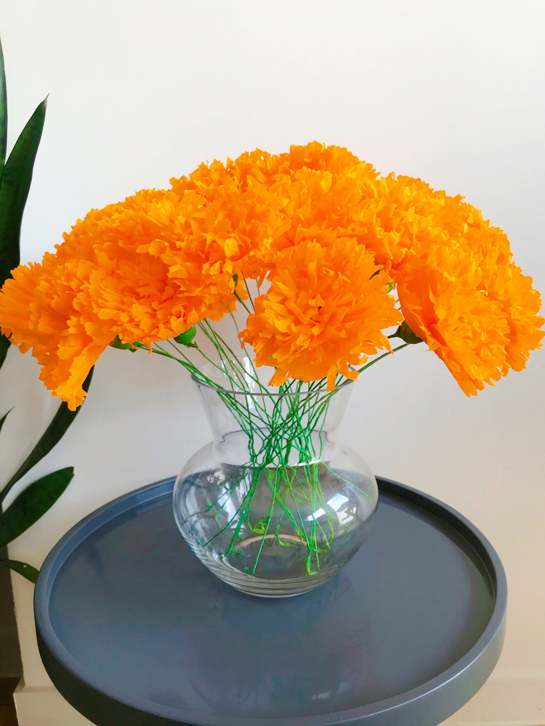 Paper Cempasúchil flowers | Etsy