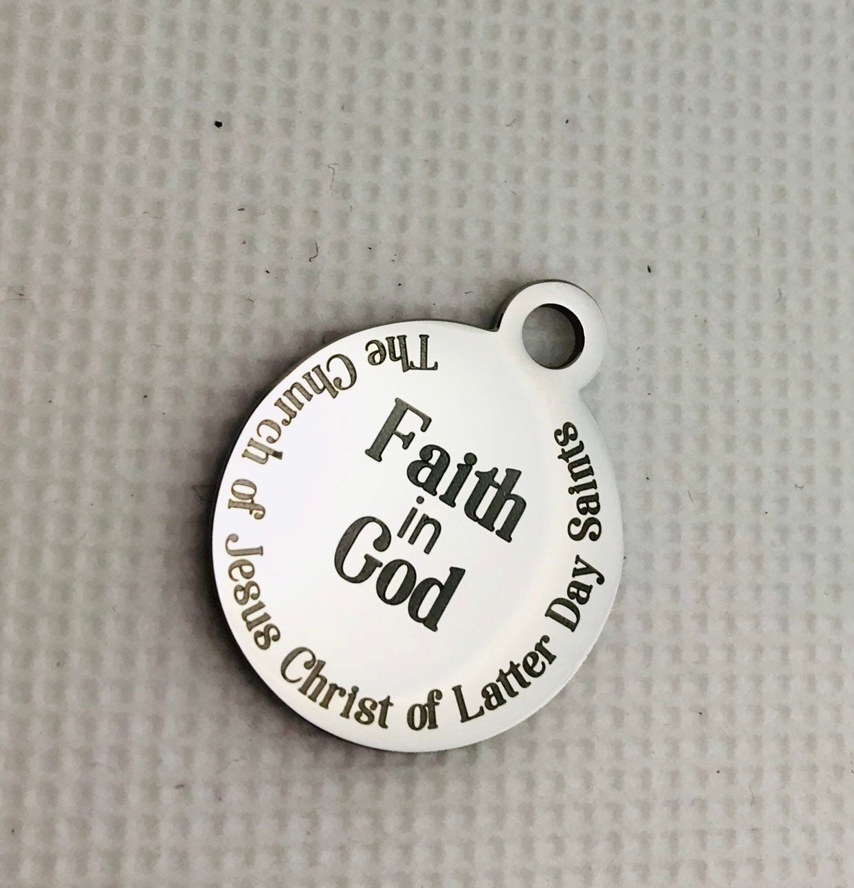 Faith in God Charm Only - Etsy