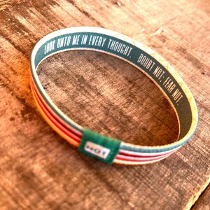 Reversible Scripture Bracelet – 'doubt Not, Fear Not', 2025 Youth Theme ...