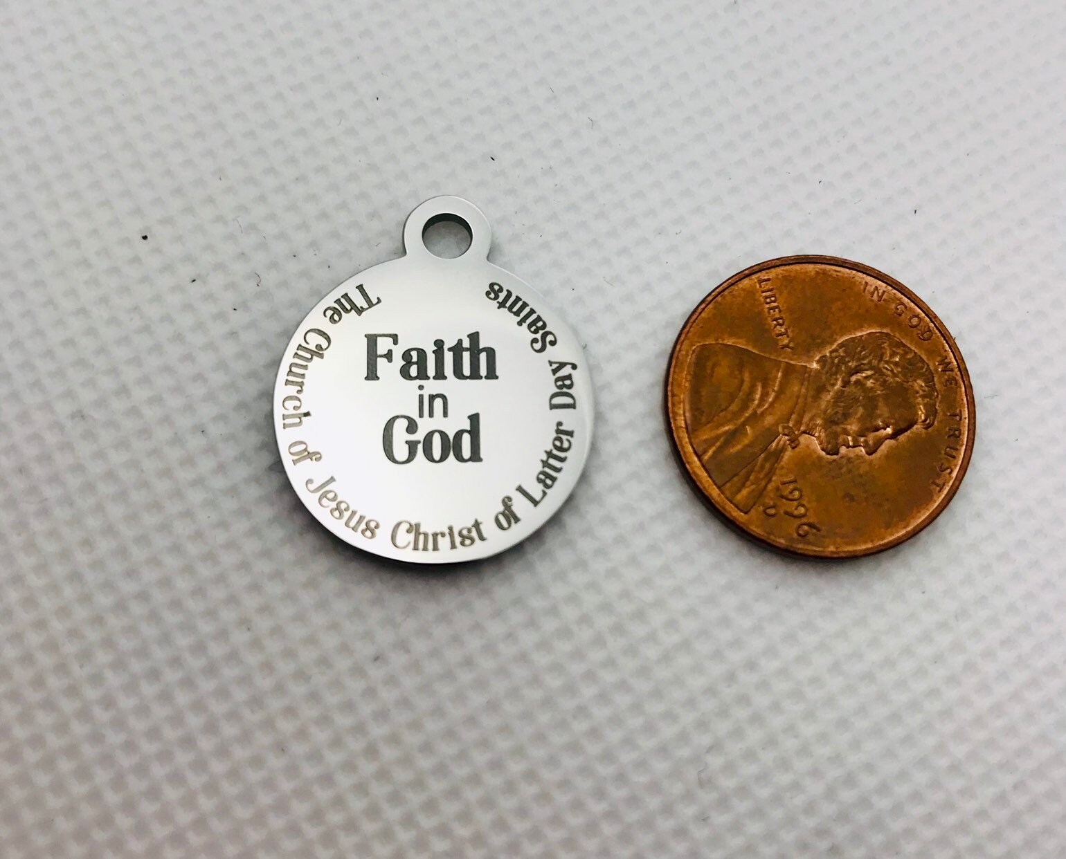 Faith in God Charm Only - Etsy