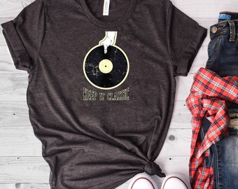 Vinyl Record Shirt - Etsy