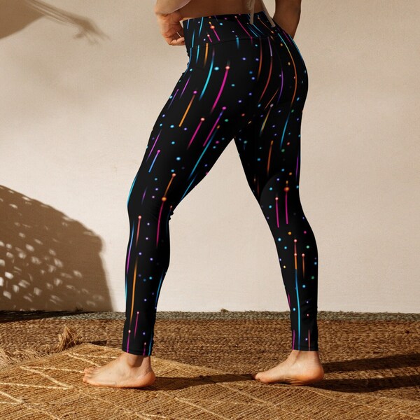 Electric Glow Leggings - Etsy
