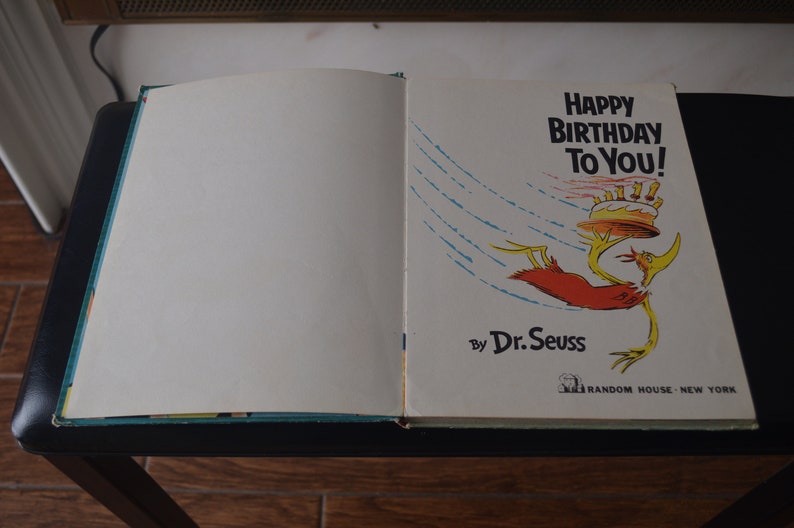 Happy Birthday to You // Dr. Seuss //first Edition // 1959 // Rainbow ...