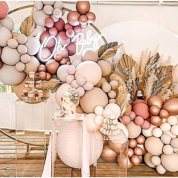 Rose Gold Balloon Arch - Etsy