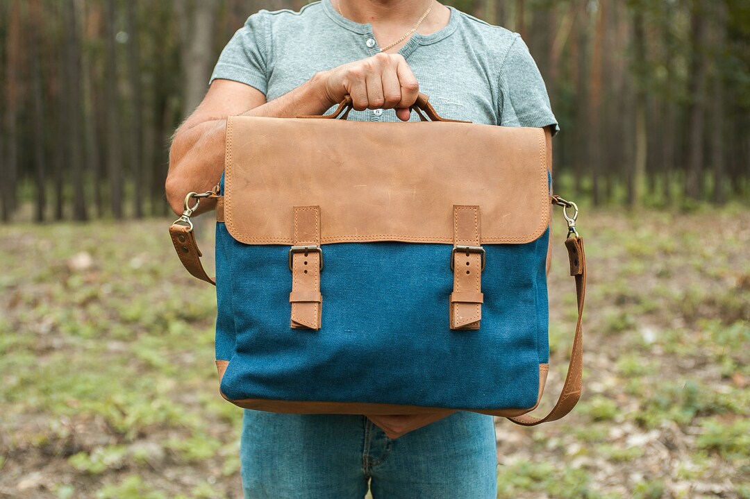 Canvas Messenger Bag for Laptop,canvas Crossbody Bag,apple Computer Bag ...