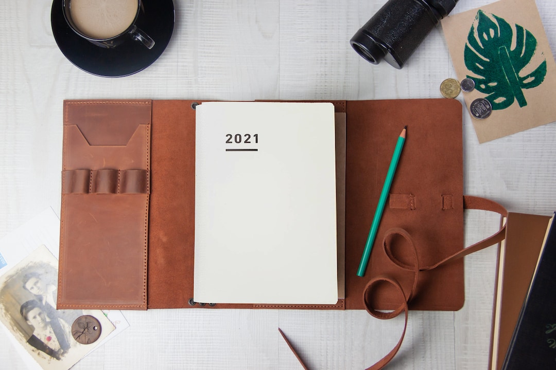 Leather Jibun Techo B6 Slim Cover, Custom Jibun Techo Cover A5 Slim ...