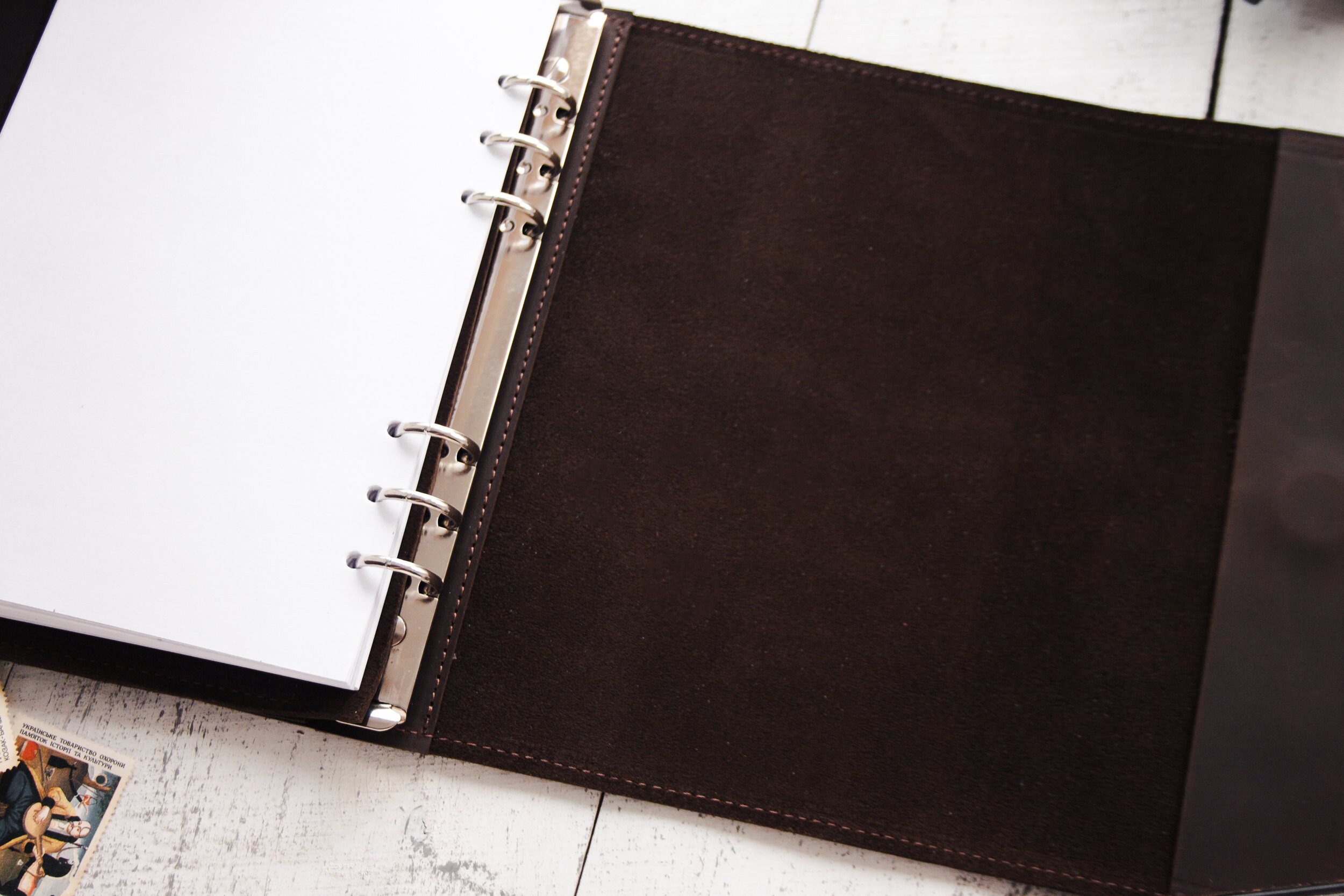 A5 Binder 6 Ring Leathera5 Planner Binder Coverleather - Etsy