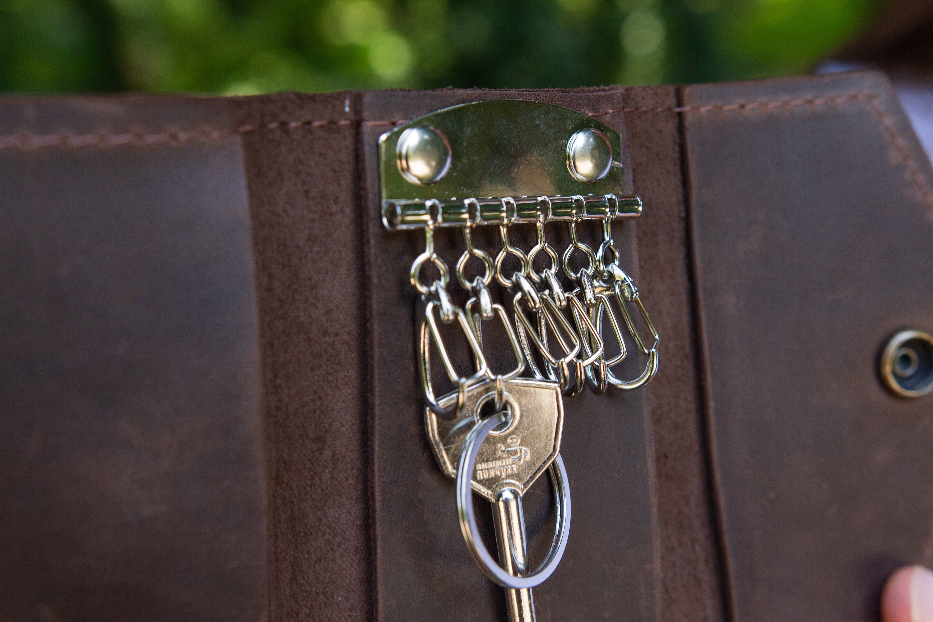 Key Pouch Personalized Leather Key Case Leather Keyring - Etsy