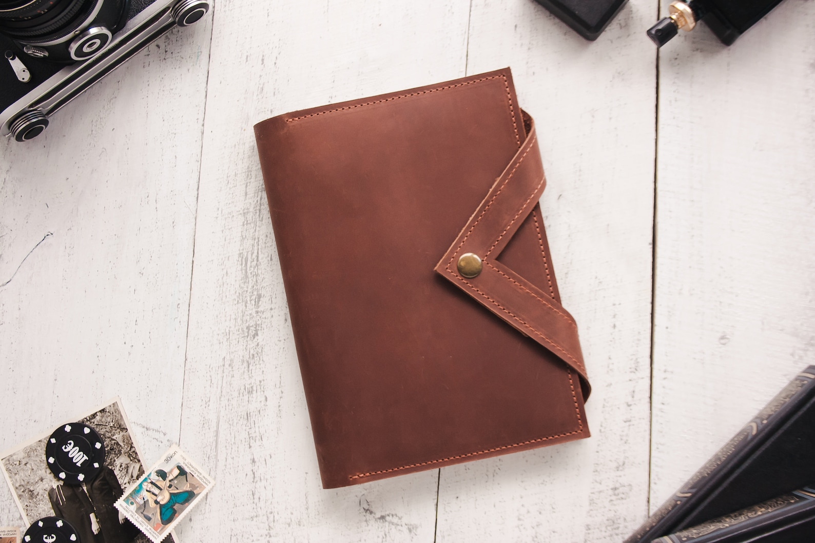 Midori Travelers Notebook Cover,field Notes Cover,refillable Journal ...