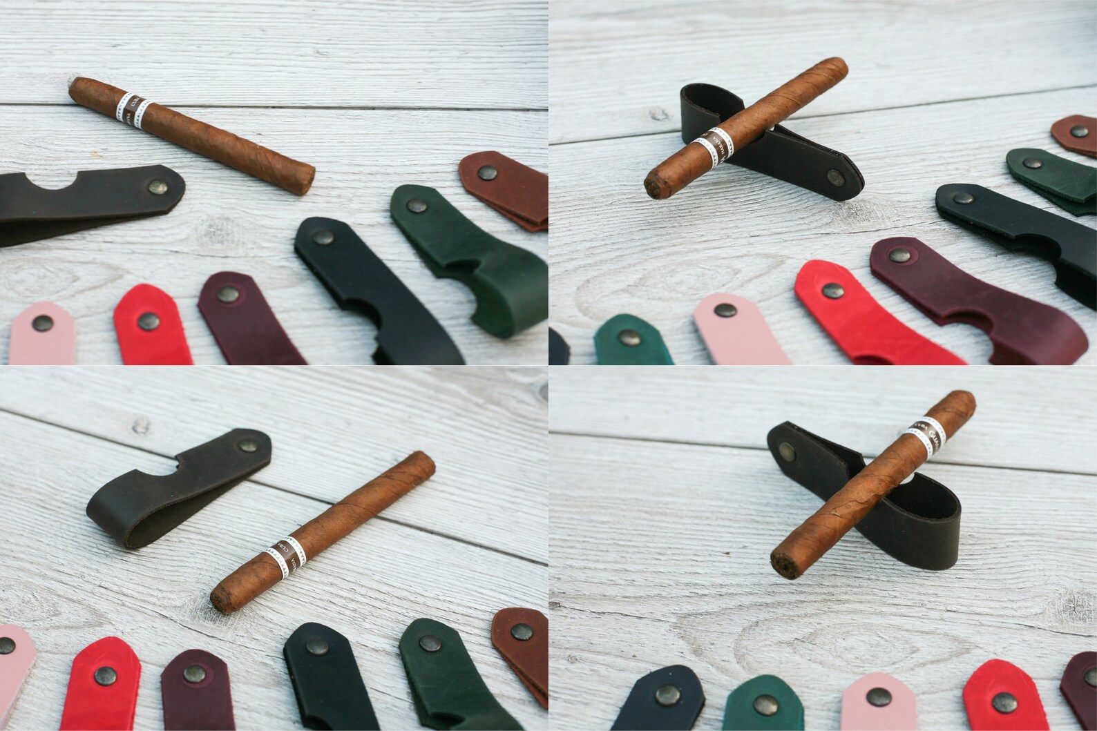 Leather Cigar Rest Custom Cigar Stand Leather Travel Cigar - Etsy