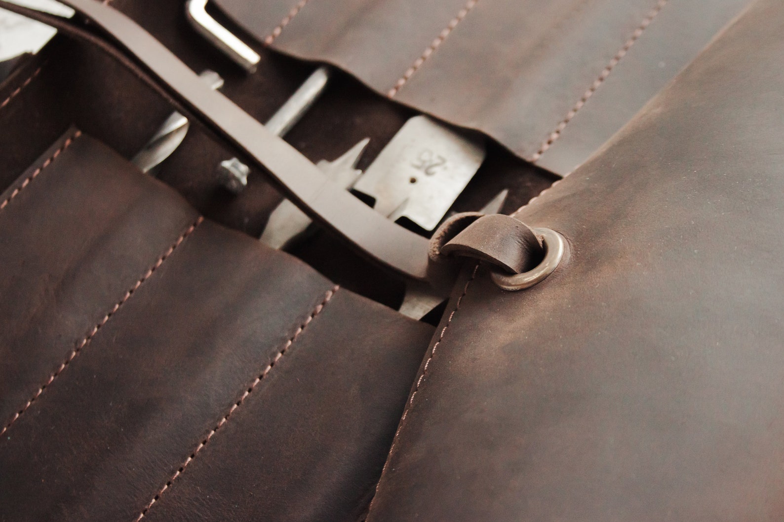 Leather Tool Rollleather Tool Storagetool Roll Bagleather - Etsy