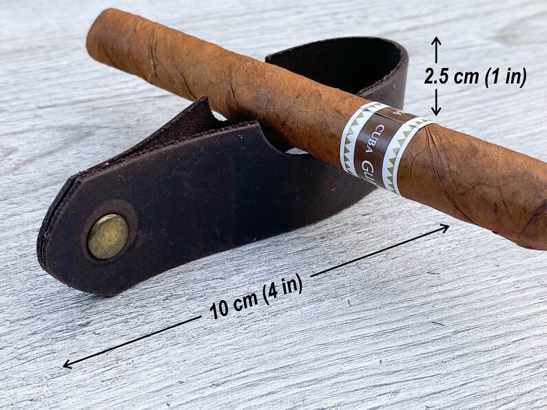 Leather Cigar Rest Custom Cigar Stand Leather Travel Cigar - Etsy