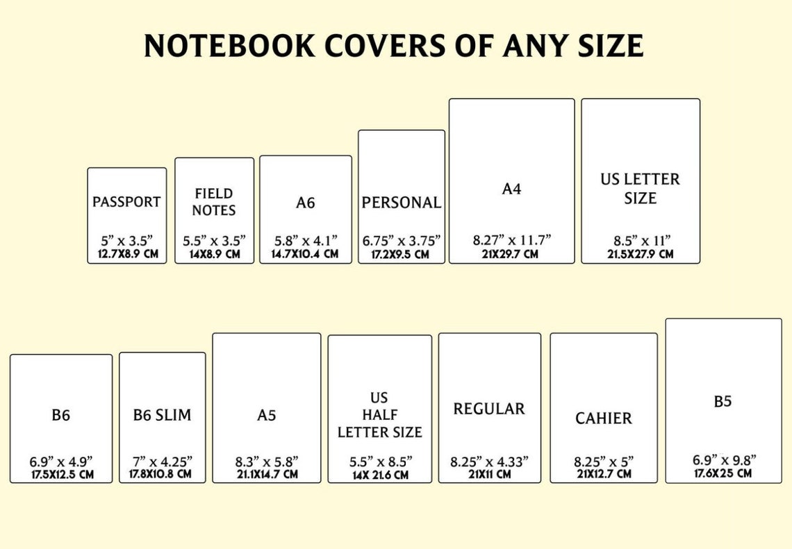 Leather Notebook, Leather Journal, Personalized Notebook, Book ...