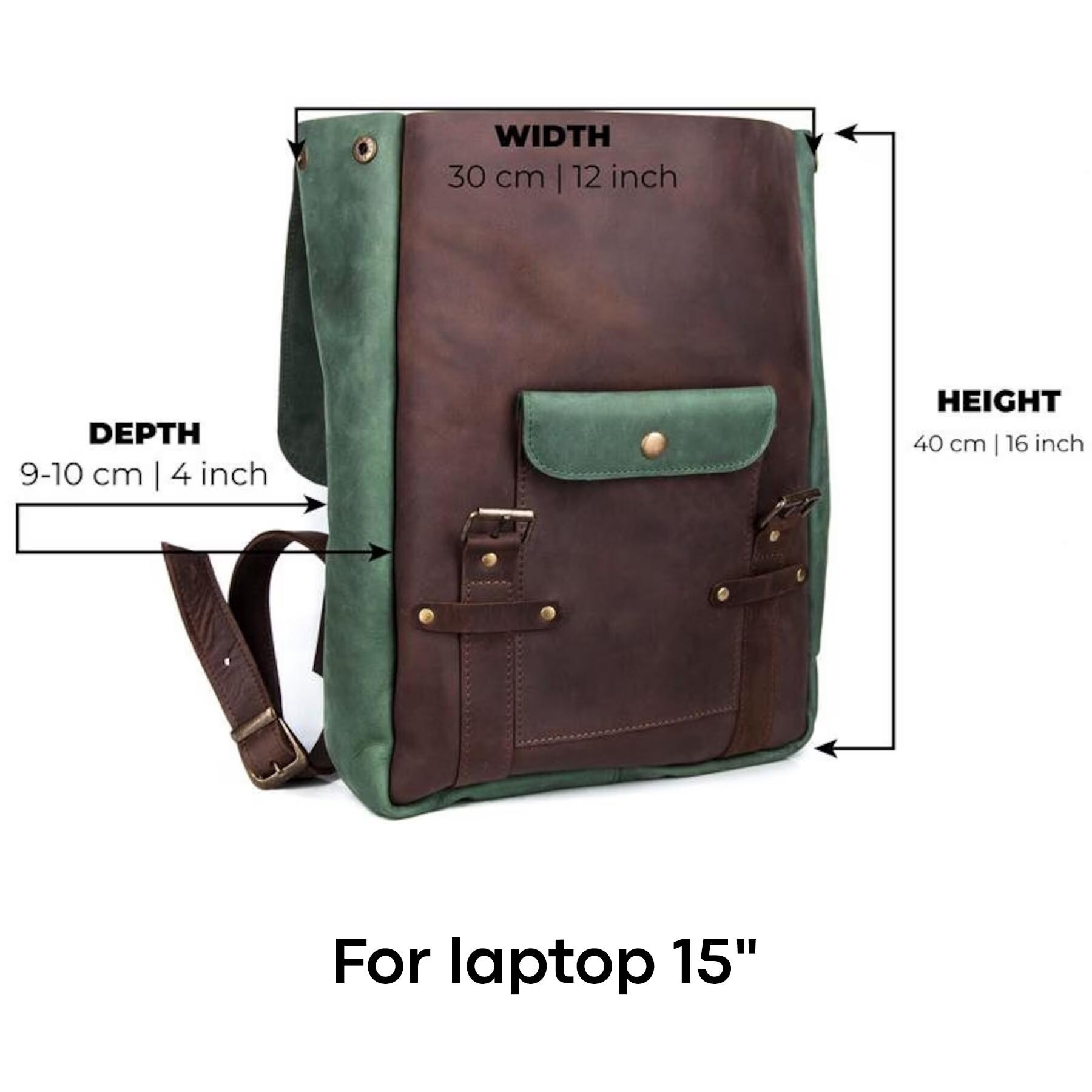 Custom Backpack Men, Backpack for Men, Backpack Leather Men, Brown ...