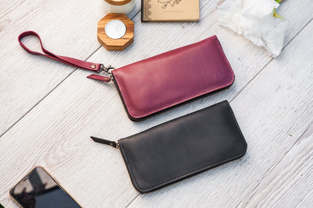 Travel Wallet,engraved Wallet,long Wallet,zipper Wallet,travel ...