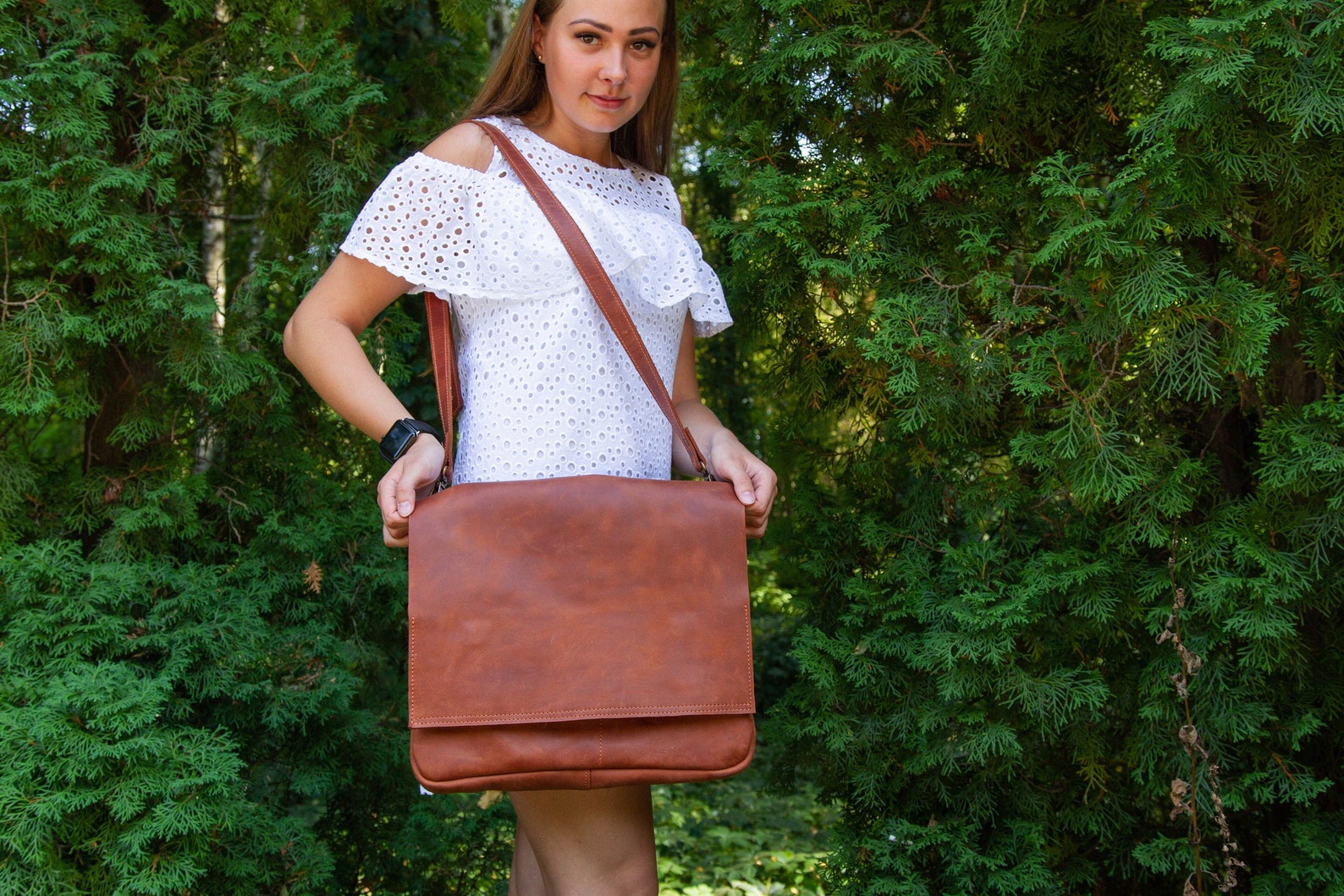 Laptop Bag Women Leather Womens Laptop Bag Computer Bag | Etsy