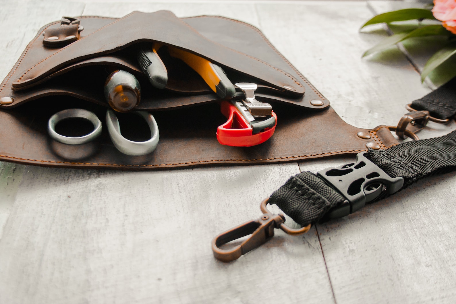 Leather Tool Pouch Leather Utility Belt Bag Utility Belt - Etsy