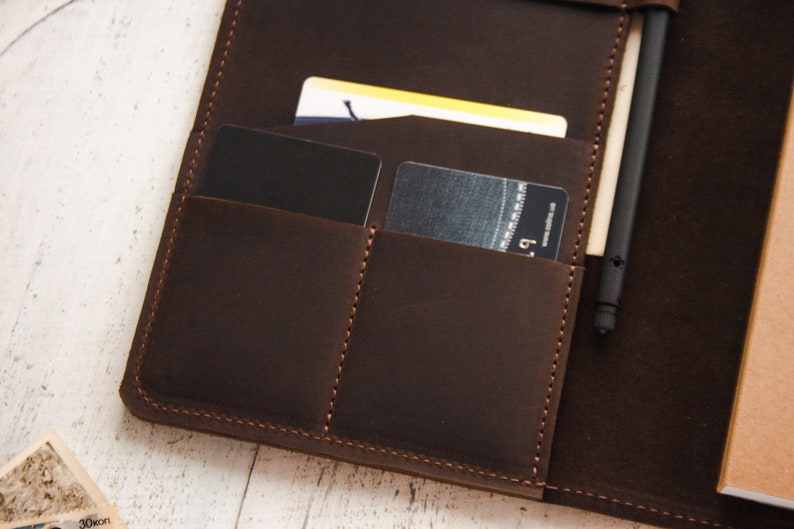 Travelers Notebook Cover Pocket,travelers Notebook Cover B6,leather ...