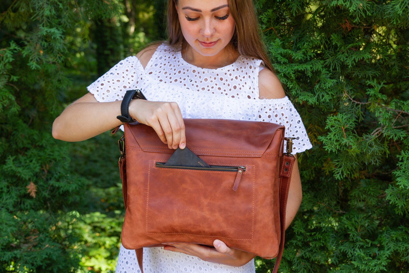 Laptop Bag Women Leather Womens Laptop Bag Computer Bag | Etsy