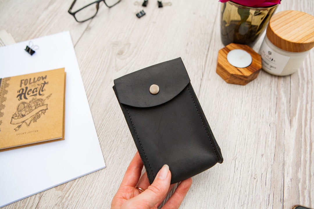 Leather Playing Card Case,tarot Deck Case,leather Card Sleeve,leather ...