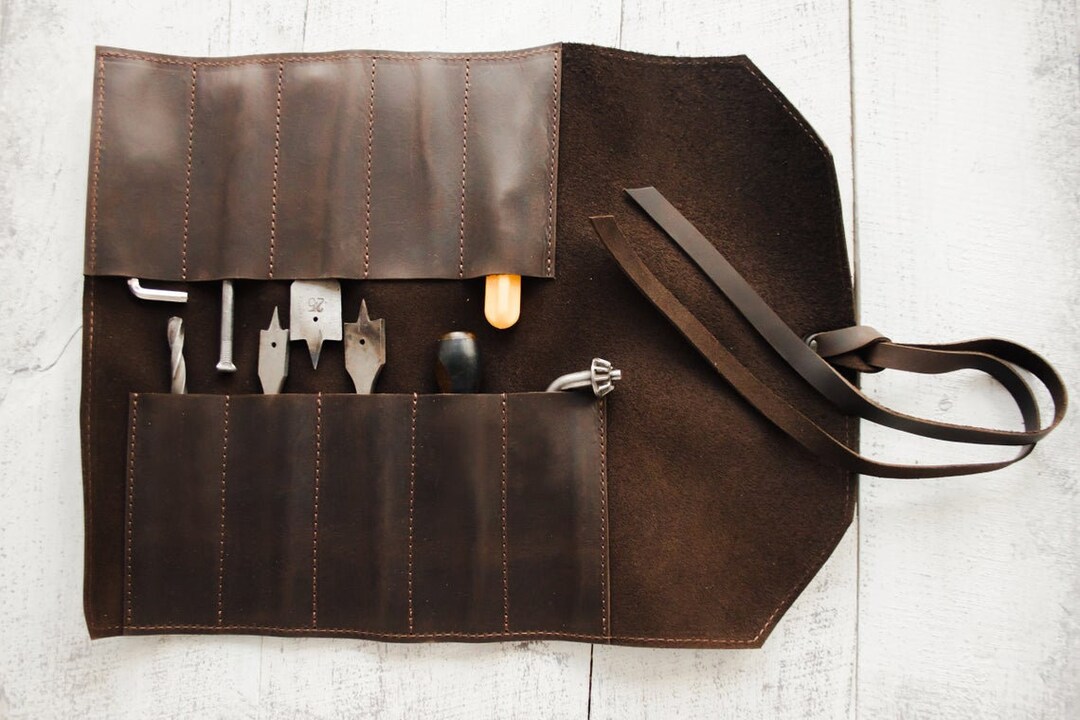 Leather Tool Roll Chisel,tool Roll Leather,custom Tool Roll,leather ...