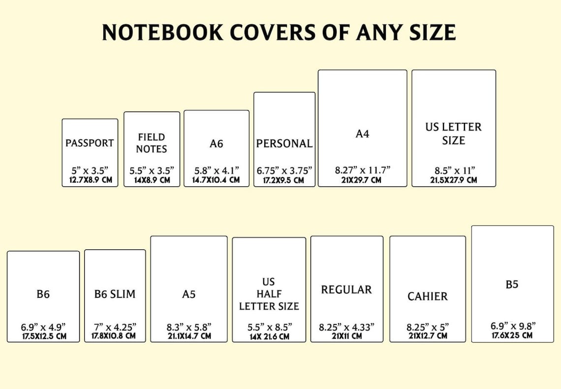 Midori Travelers Notebook Coverfield Notes Coverrefillable - Etsy